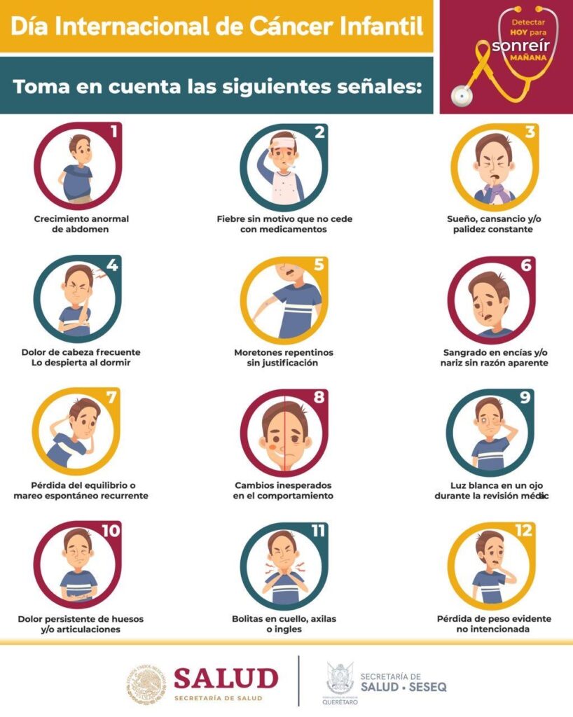Estos son los 12 signos y síntomas del cáncer infantil